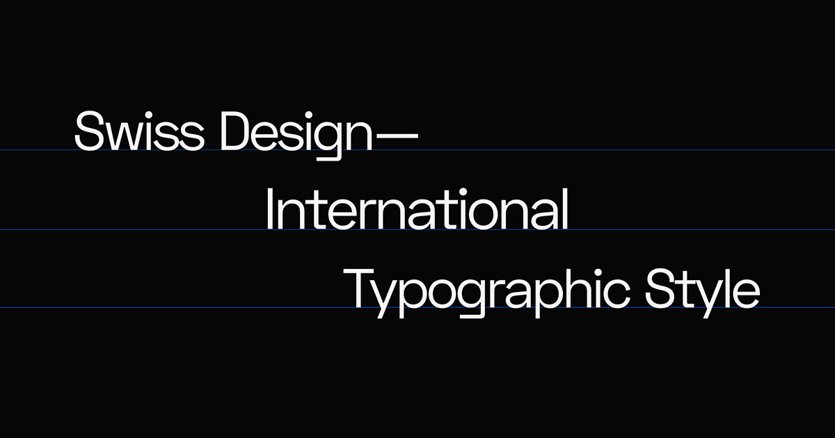 Swiss Design | Graphic Design Archive