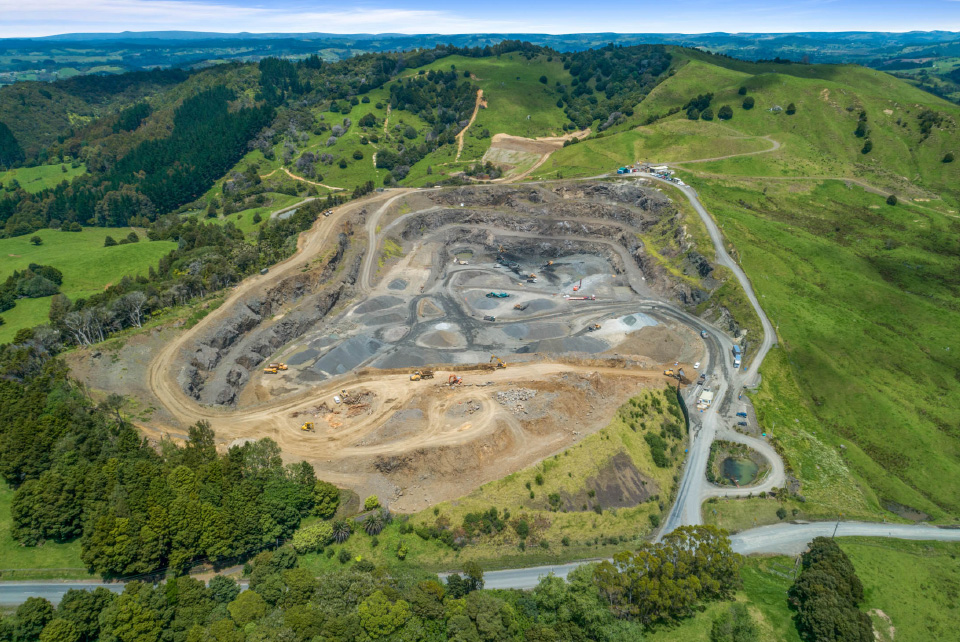 Project Flat Top Quarry Overburden dump area stripping