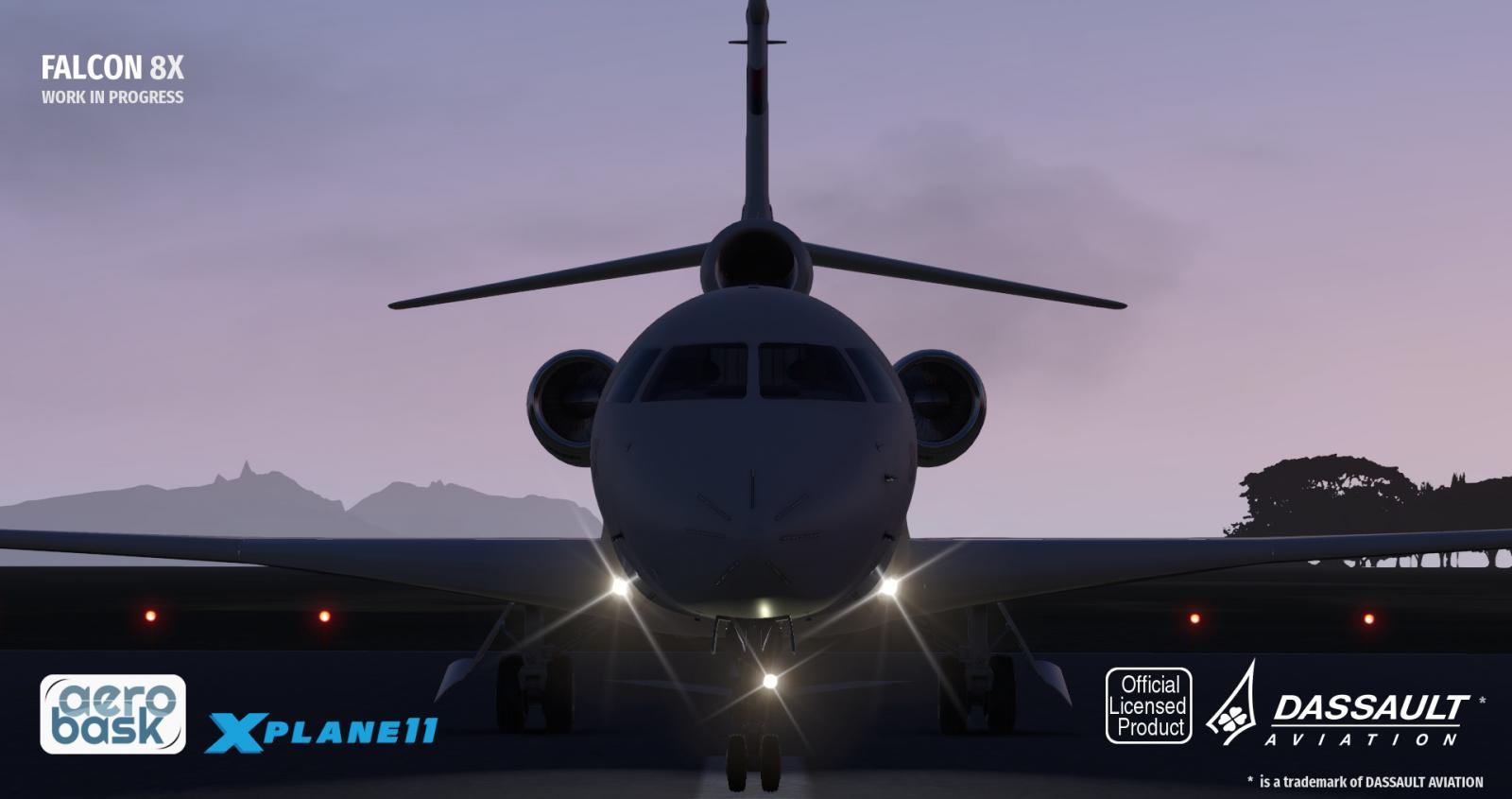 Dassault Aviation & Aerobask Announce Falcon 8X for X-Plane 11 | Threshold