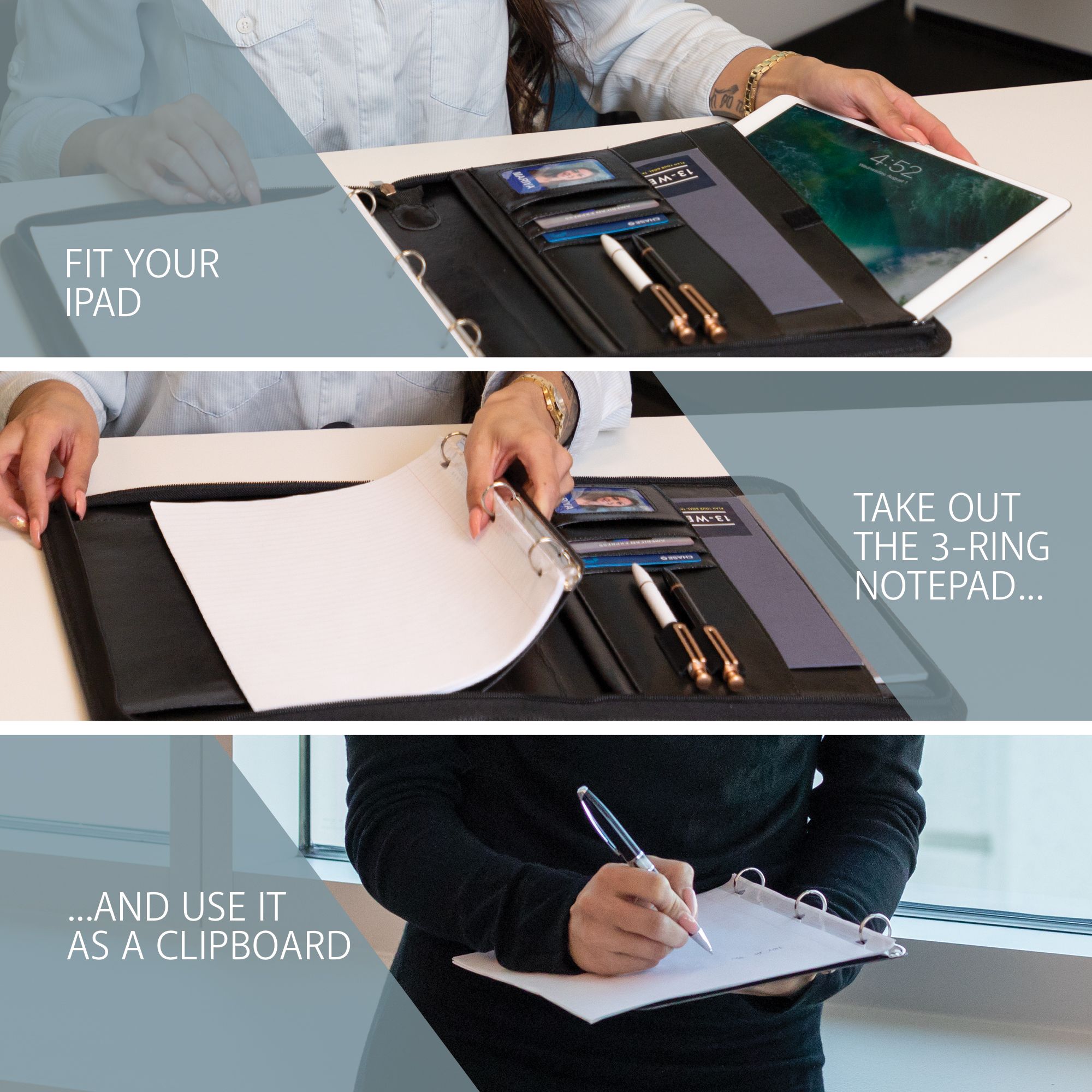 Portfolio Professional Leather Binder