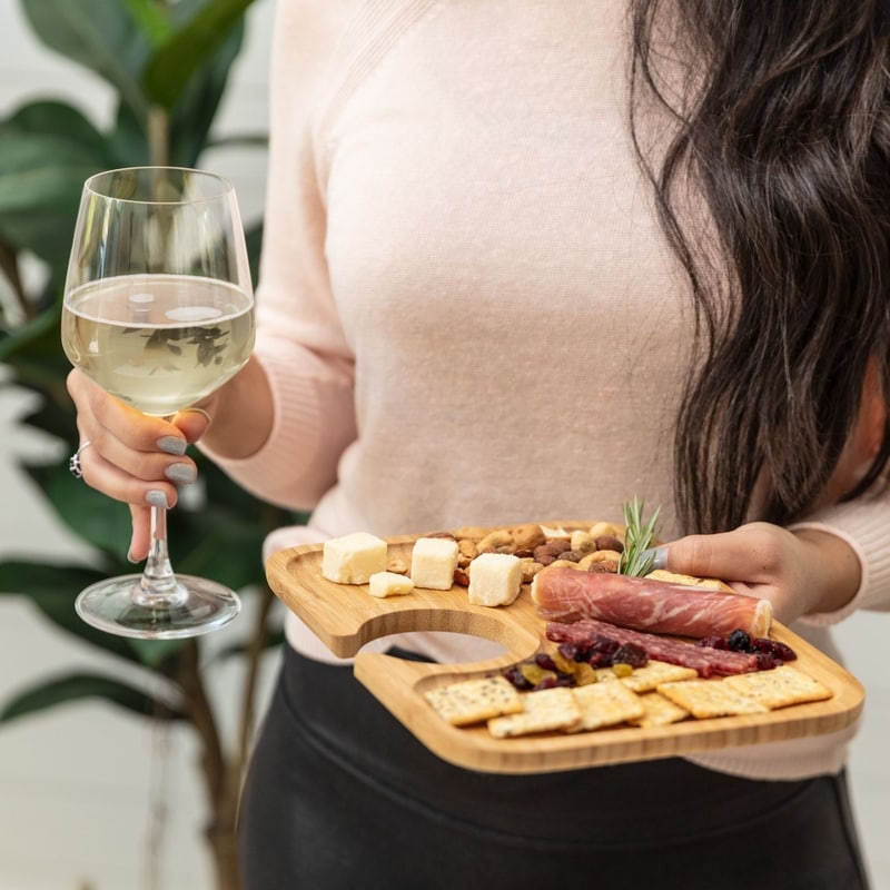 Bamboo appetizer trays