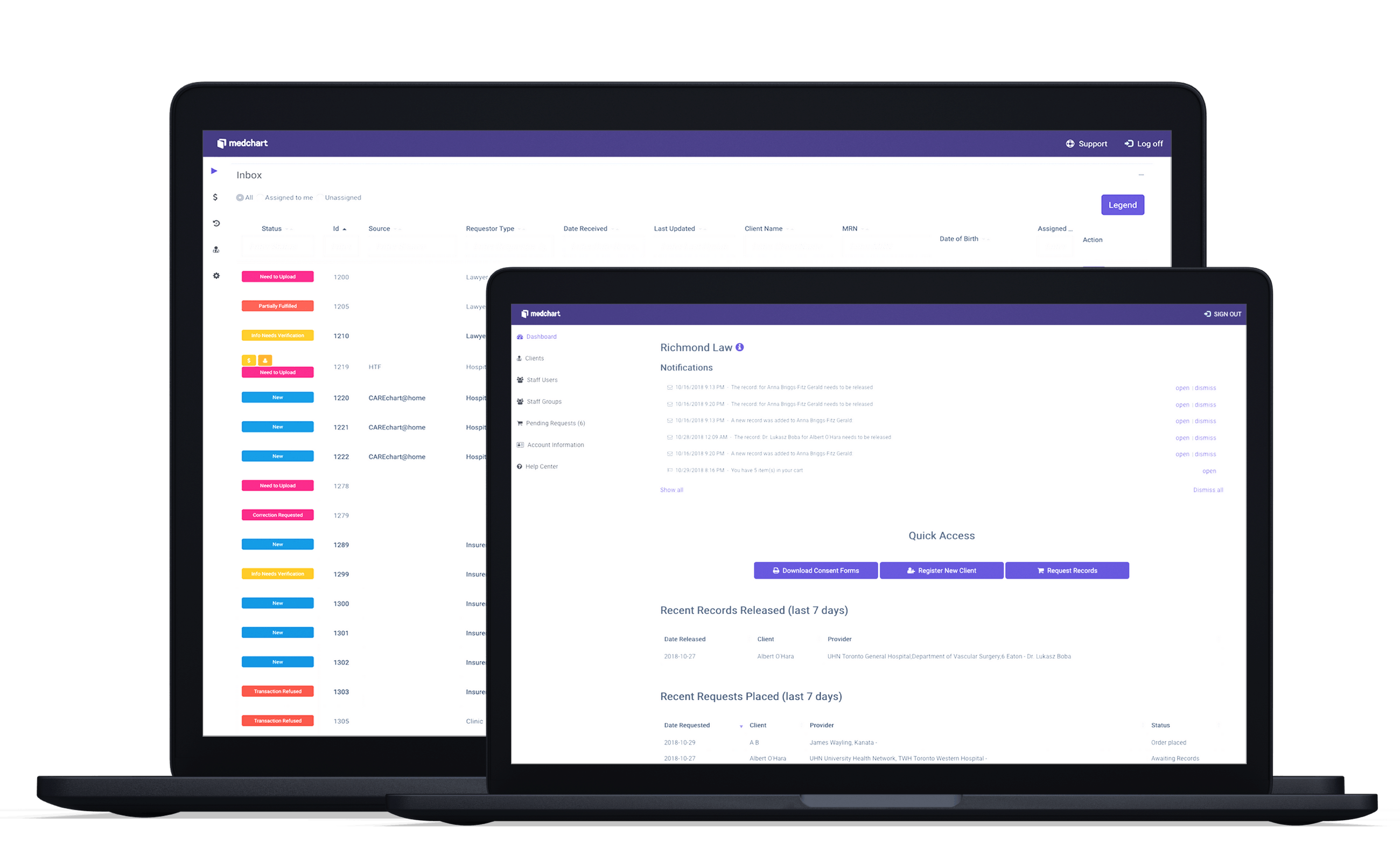 medchart: Medical Record Request and Release Platform