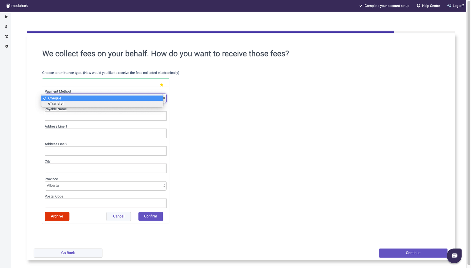 Verify and Configure Account