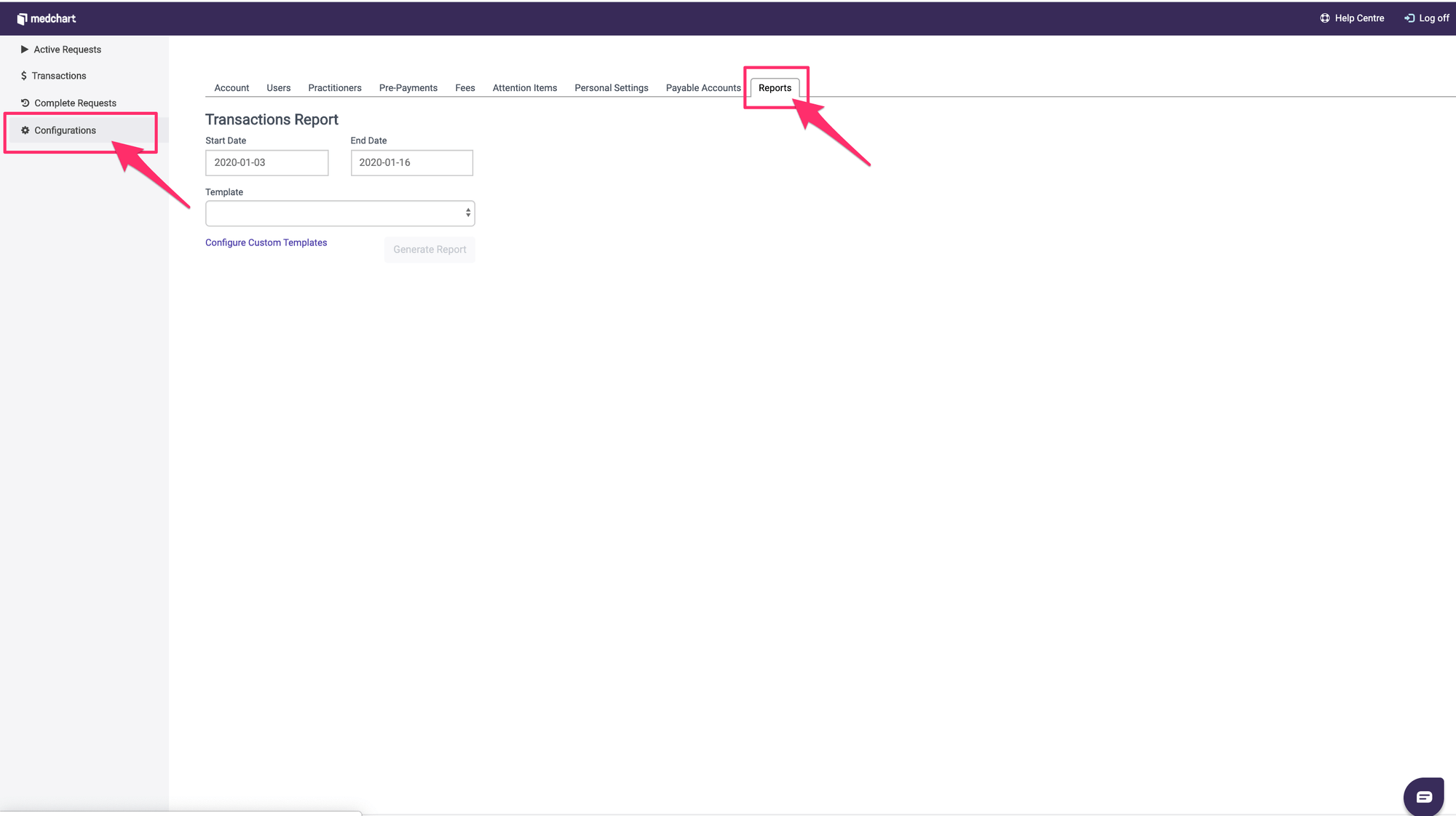 Generate Report