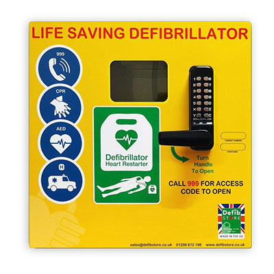 Defib Store 4000 Polycarbonate Cabinet with Keypad Lock / Ce-Tek ...