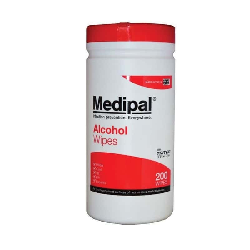 Medipal Healthcare Alcohol Wipes Canister 200 / Ce-Tek Medical / Ireland