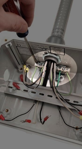 Installation - Junction Box Wiring - EVCC-DP-101-SP50
