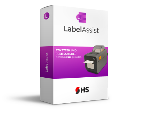 Professionelle Etiketten Software | LabelAssist | HS-Soft