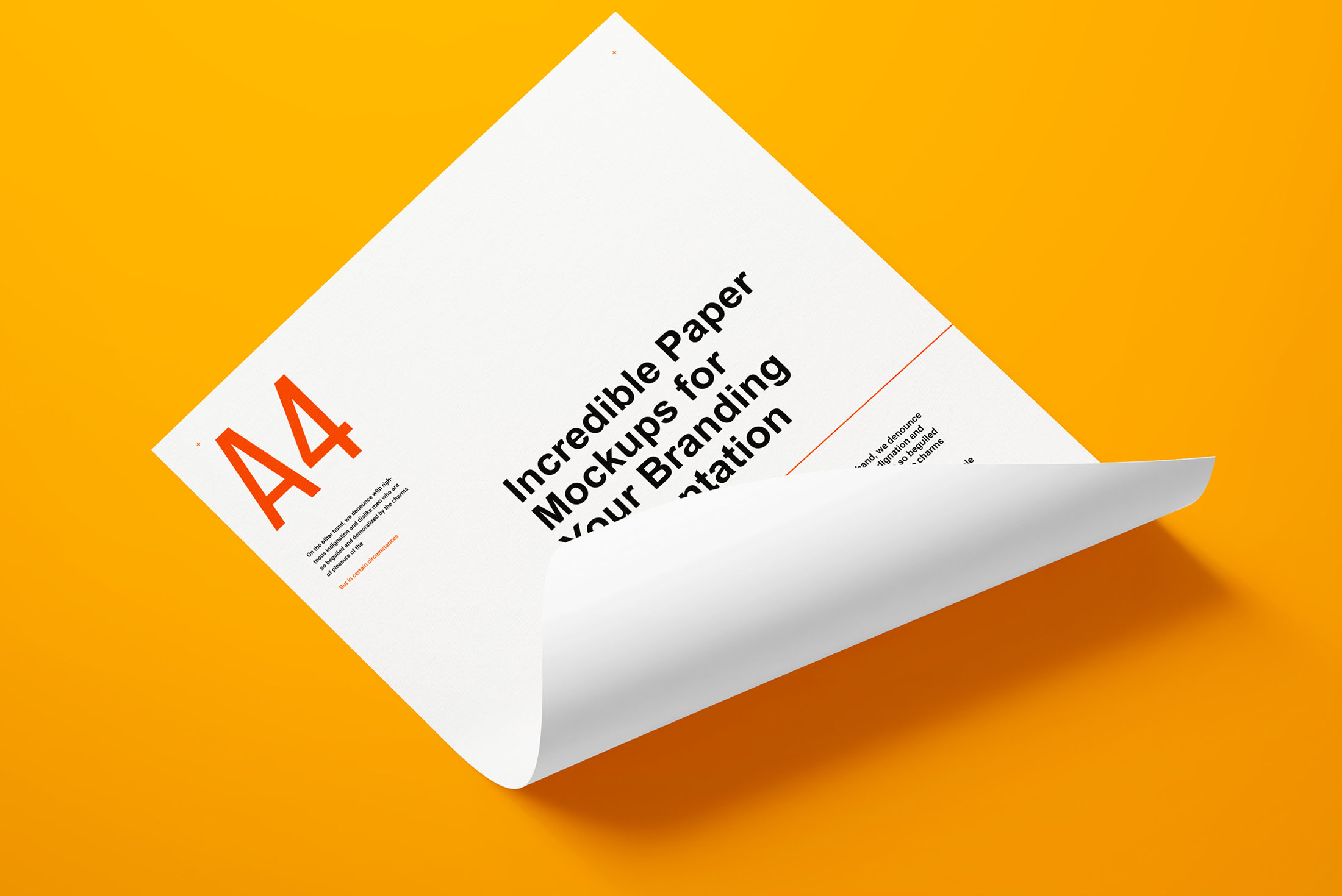 Paper Branding Mockup