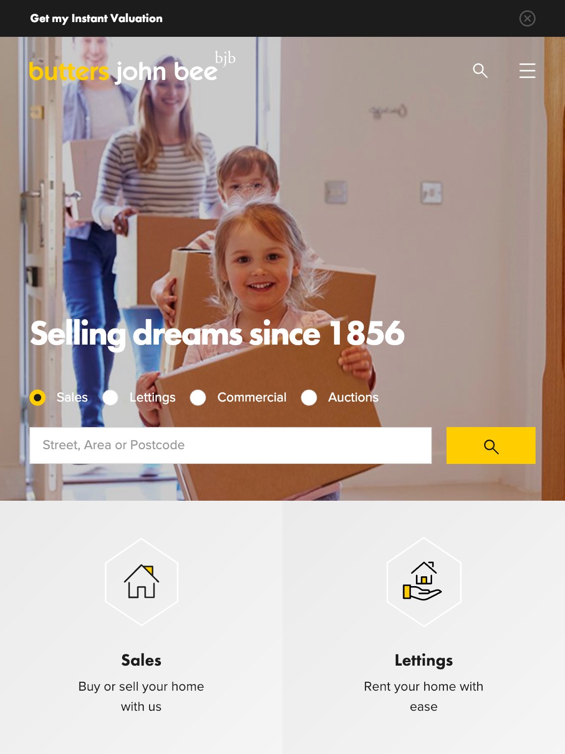 Creative web design & lead generation: Butters John Bee | Starberry