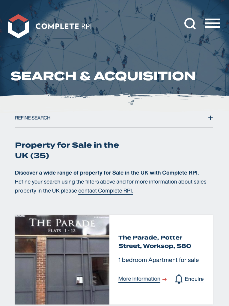 Property Investment Web Design - Complete RPI | Starberry