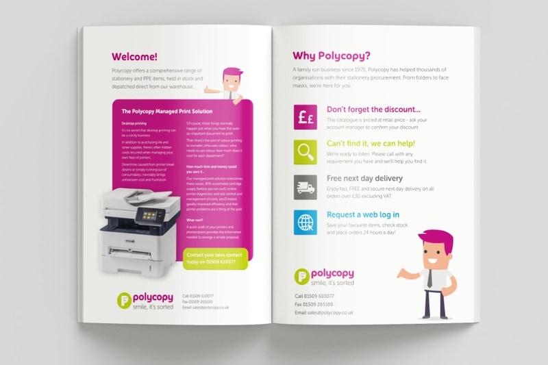 Polycopy Catalogue Design