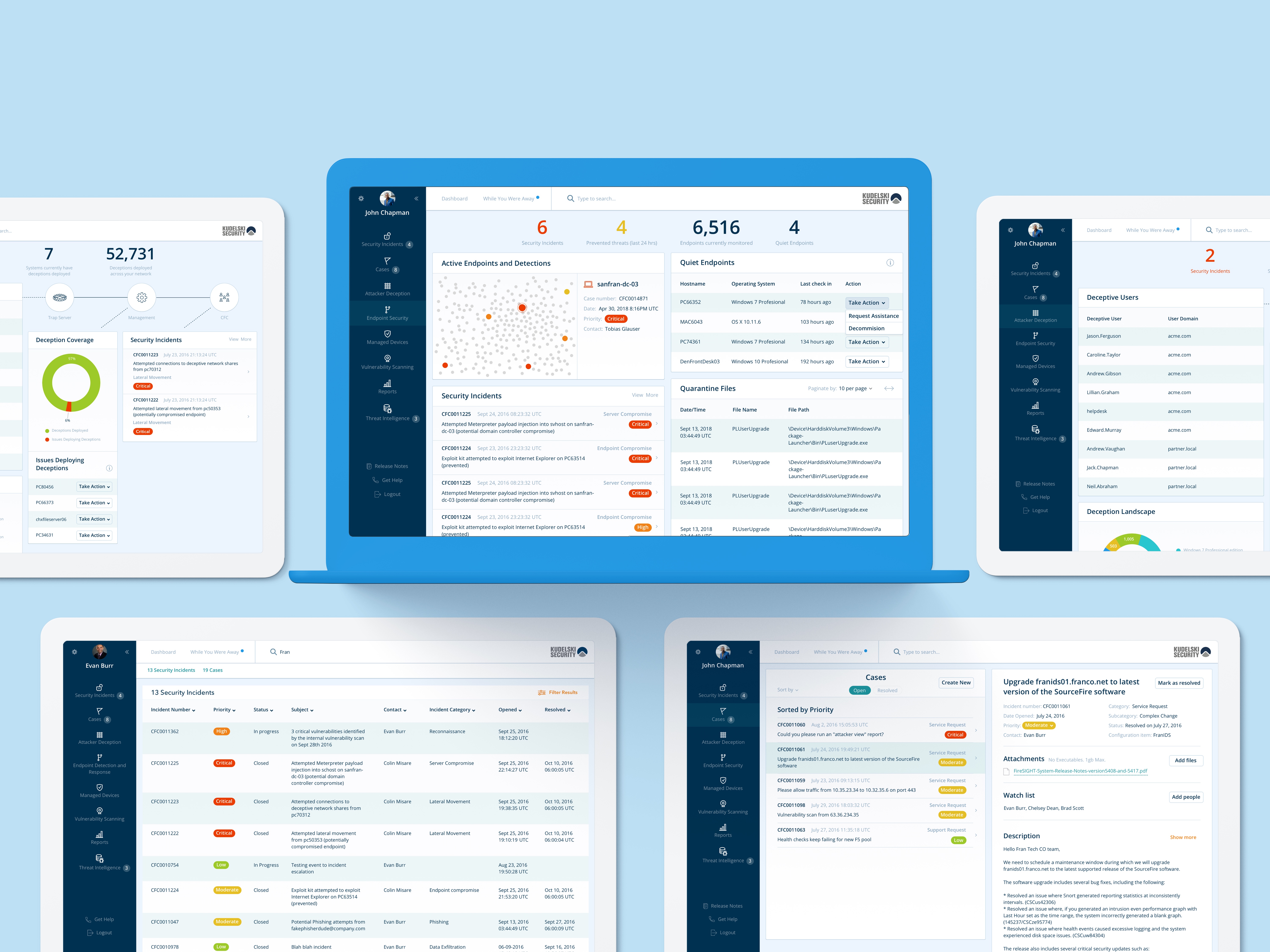 MSS Portal | Centralizing the experience for a suite of security services