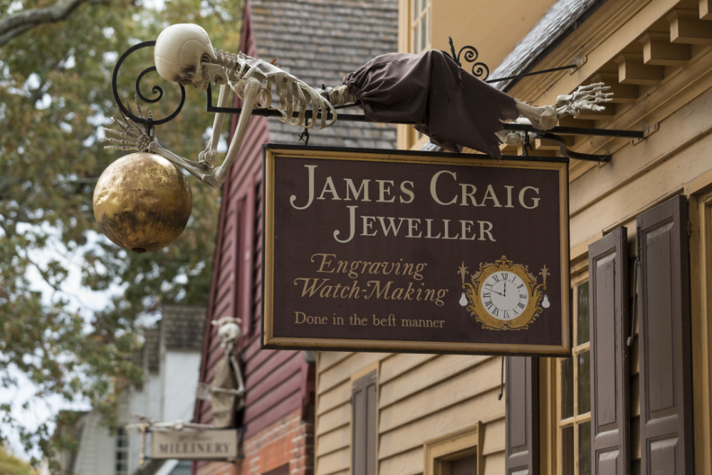 Colonial Silversmith Shop Signs