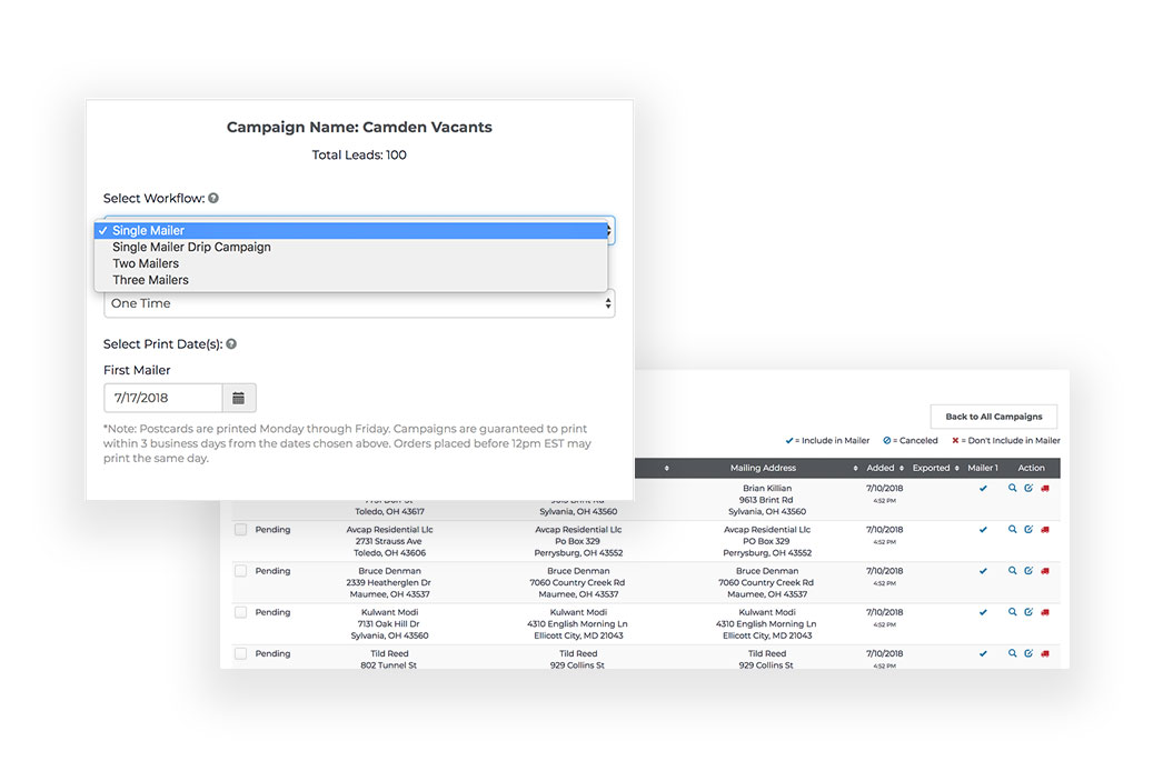Direct Mail Campaigns For Real Estate Investors | REIPro