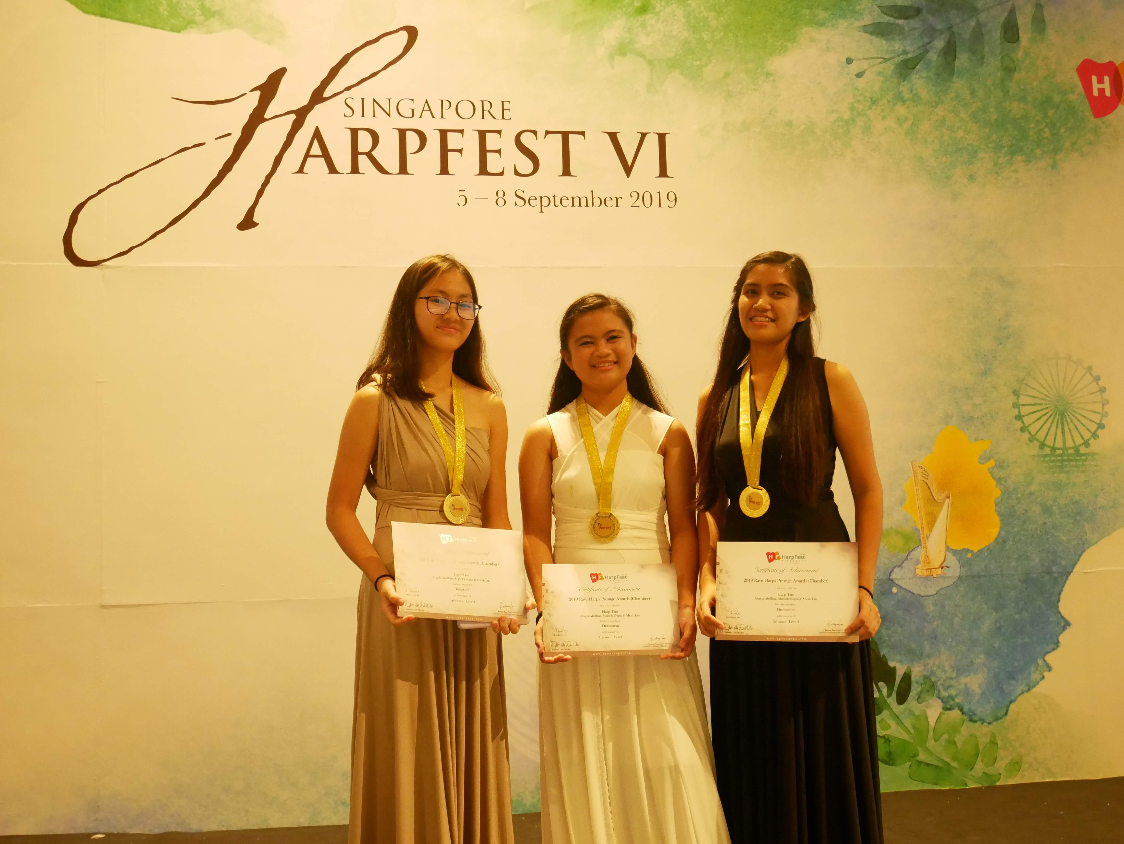 Philippine Harpists Awarded at the 6th Singapore Harpfest