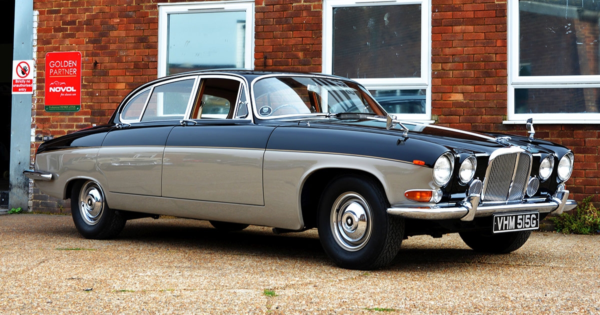 This treasured 1968 Jaguar 420G was totally original.
