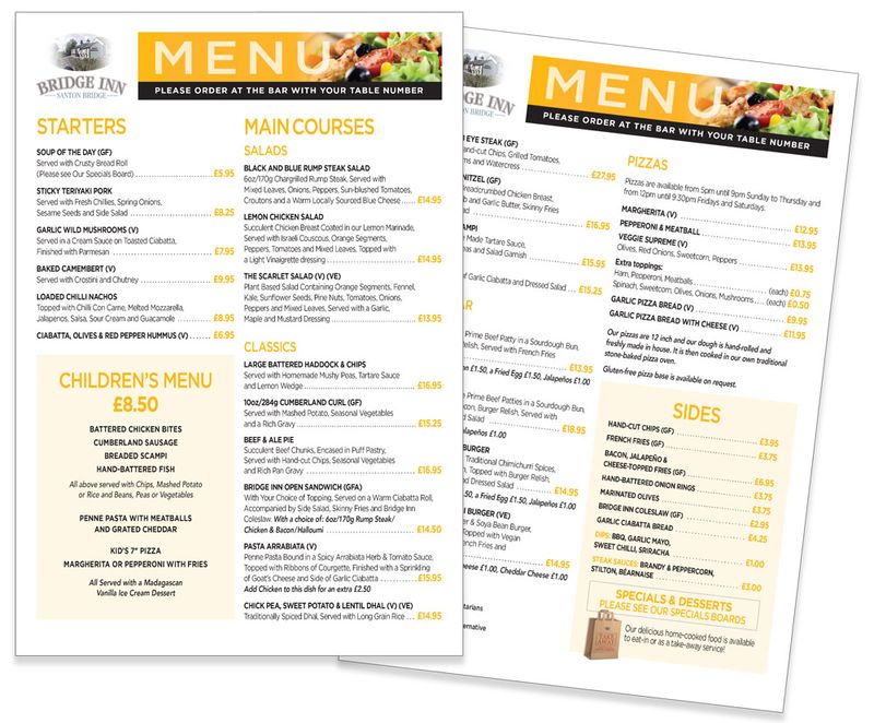 The Bridge Inn: Food & Drink