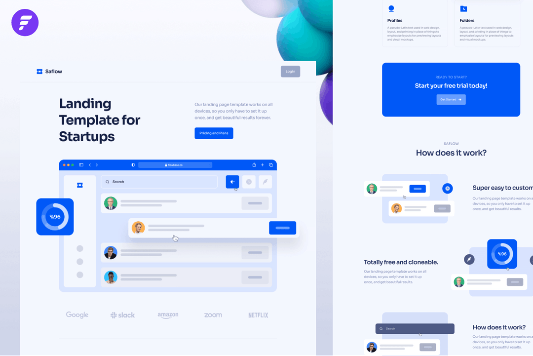 Webflow Free Cloneables | Flowbase