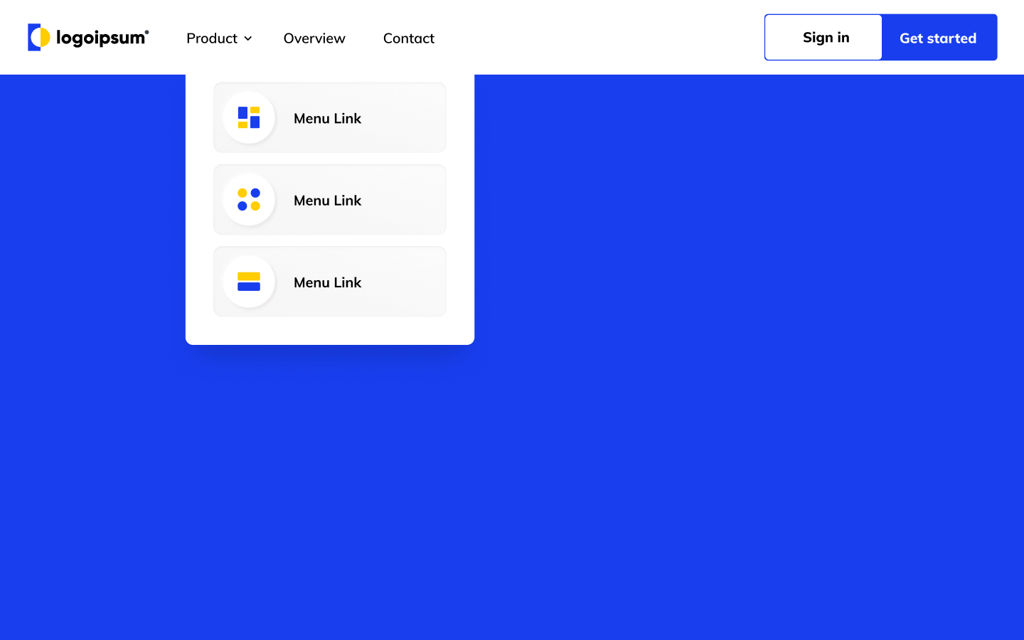Webflow Navigation Components | Flowbase