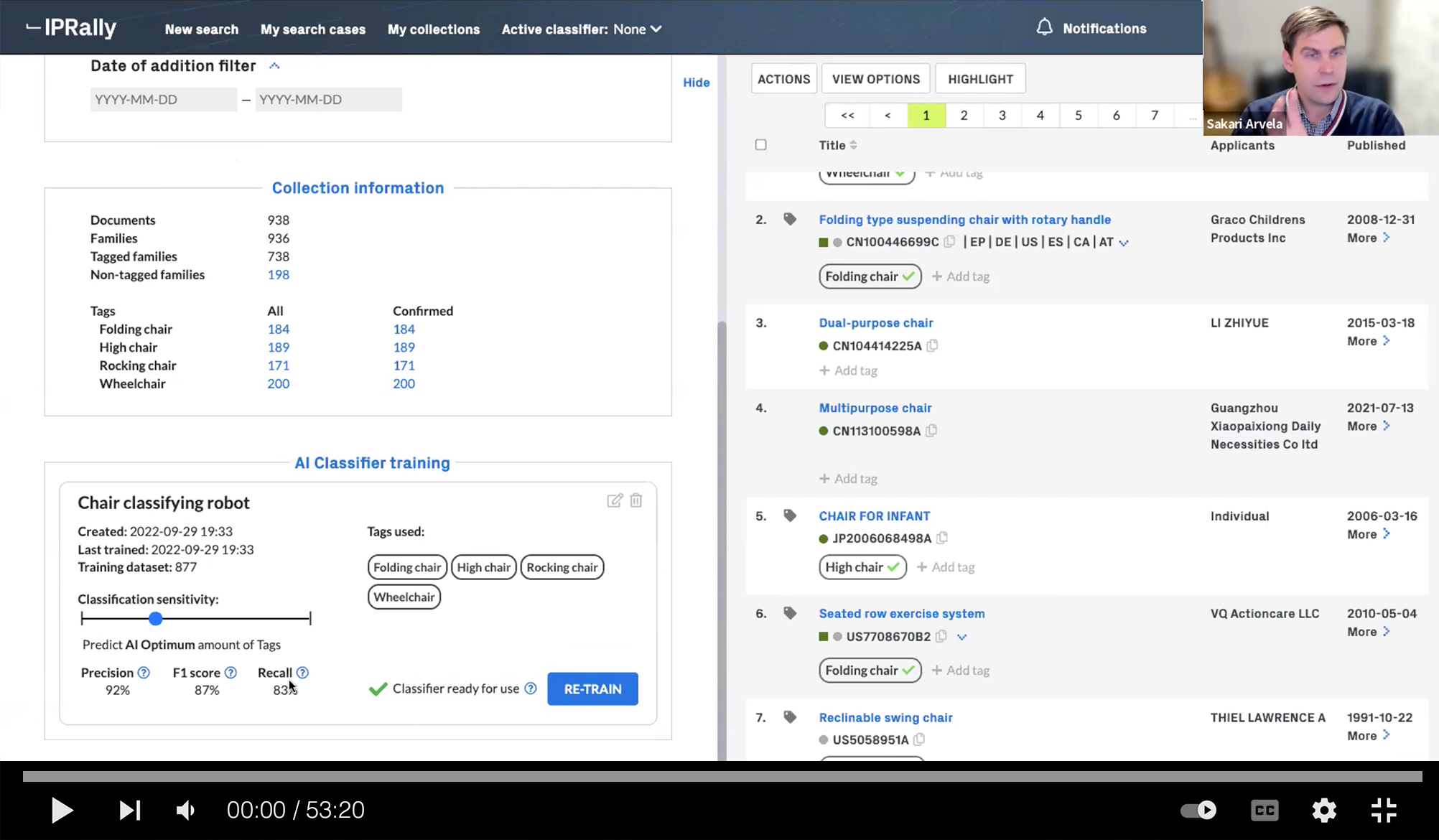 IPRally blog: Q&A from the custom patent classifier webinar