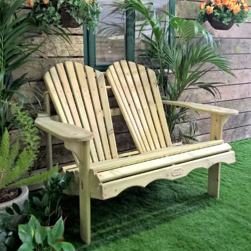 Loveseat Adirondack Chair | Handmade Adirondack Furniture