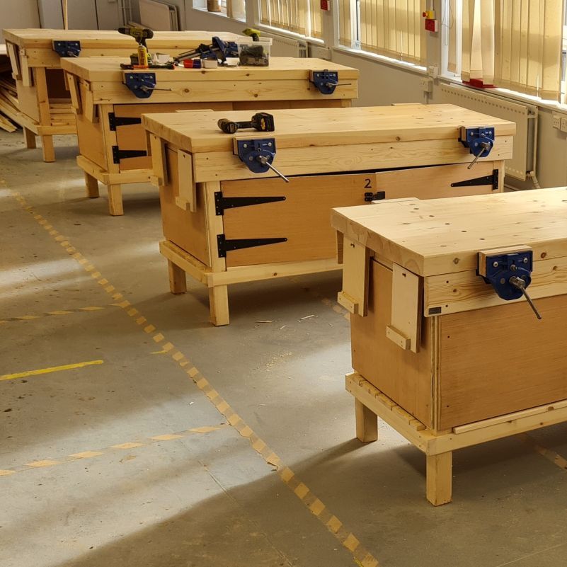 Wooden Workbenches & Woodworking Benches | NB Rhodes