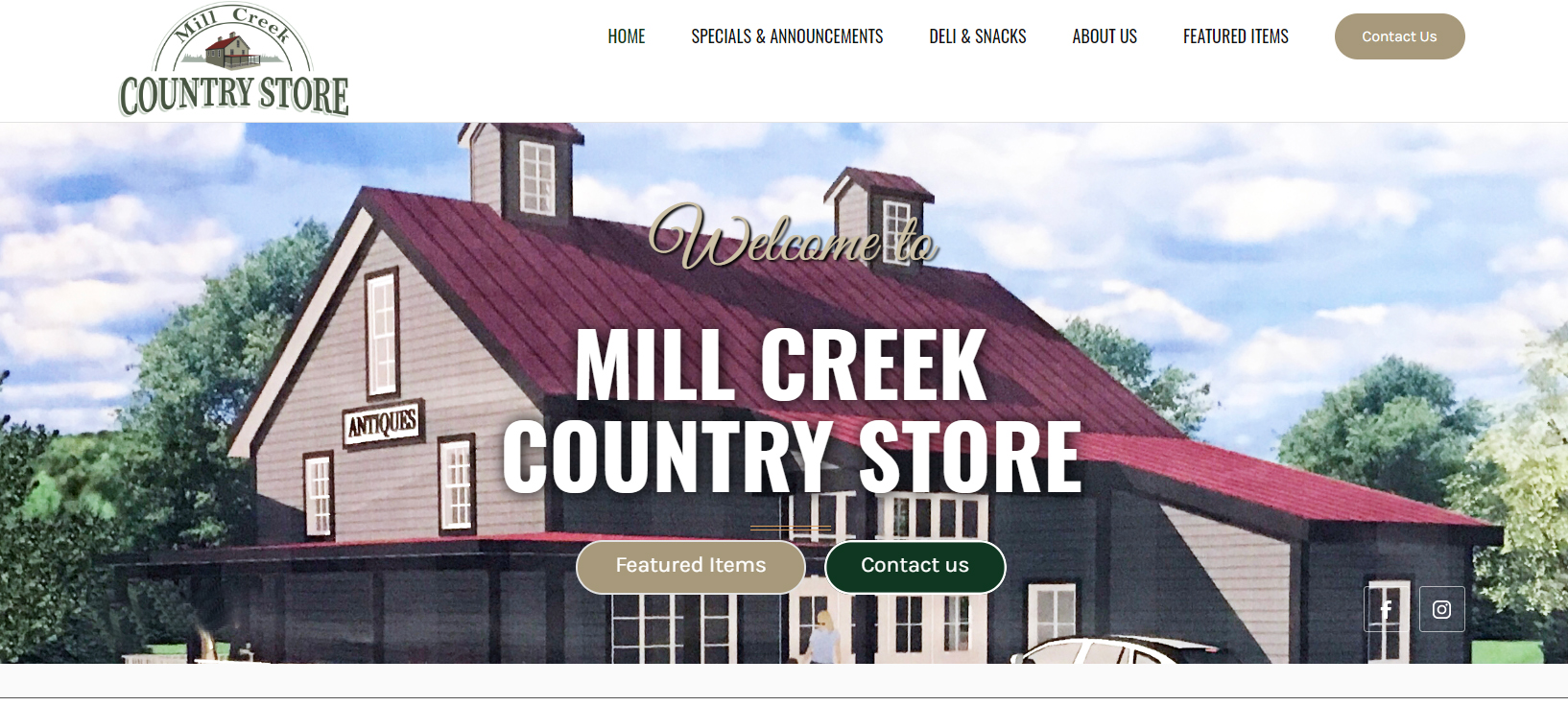 Mill Creek Country Store | Deli, Snacks, Antiques & Art