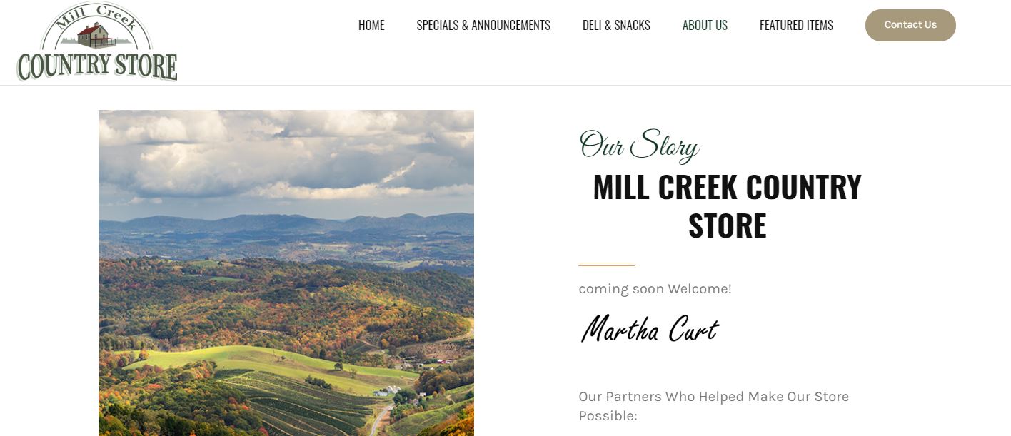 Mill Creek Country Store | About The Store