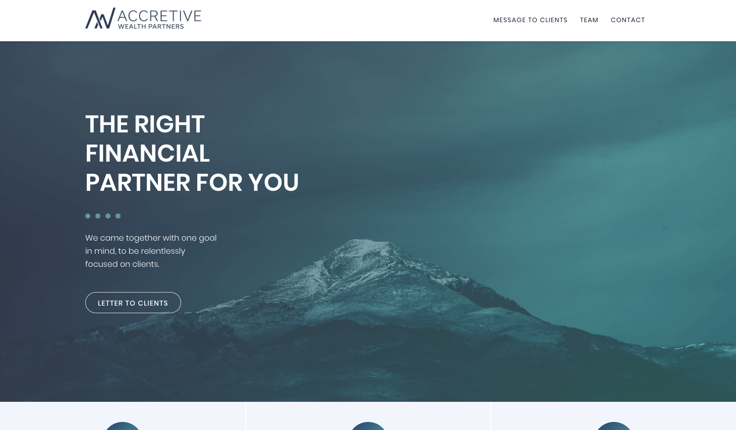 Accretive Wealth Partners | Fee Only Private Wealth Management