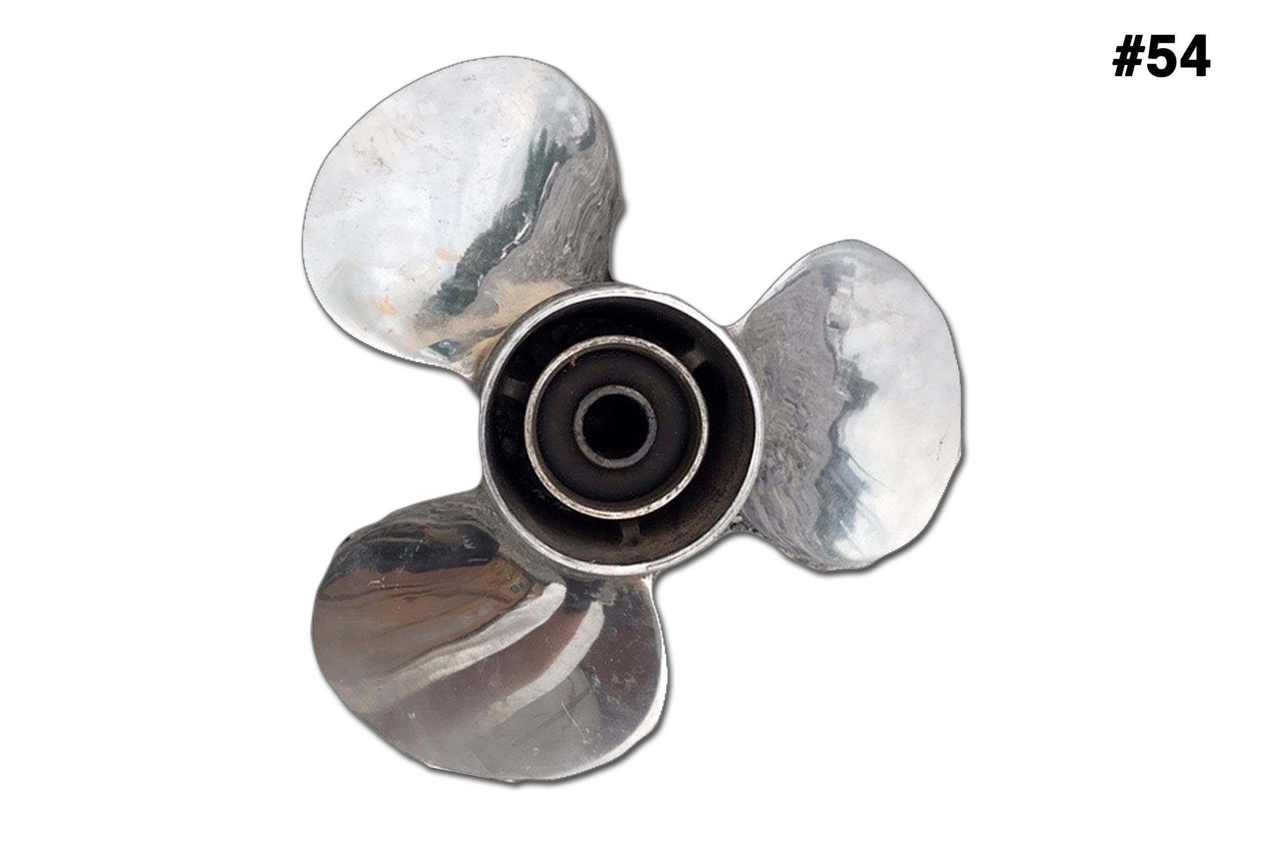 (#54) Stainless Steel Prop | 15 X 19 RH | Harbortowne Marine Ship Store