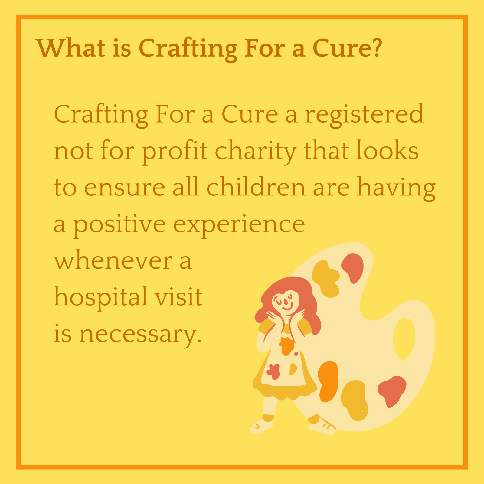 Crafting For A Cure - a charity for children in hospitals everywhere