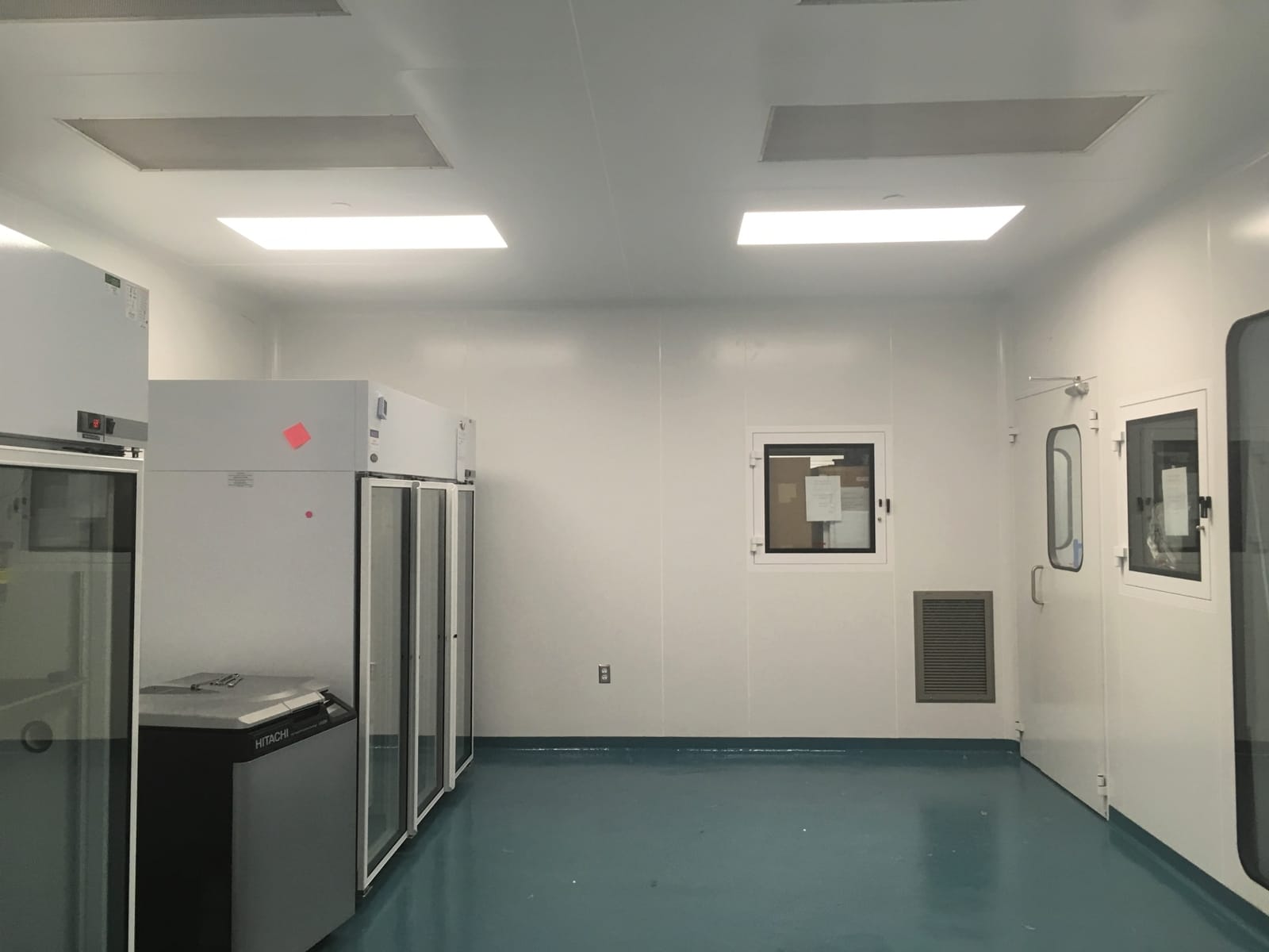 Modular Cleanroom panel - uPVC coated metal walls