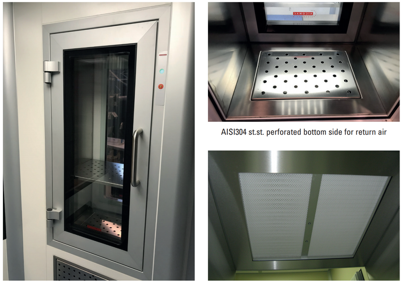 Cleanroom pass through - chambers & boxes