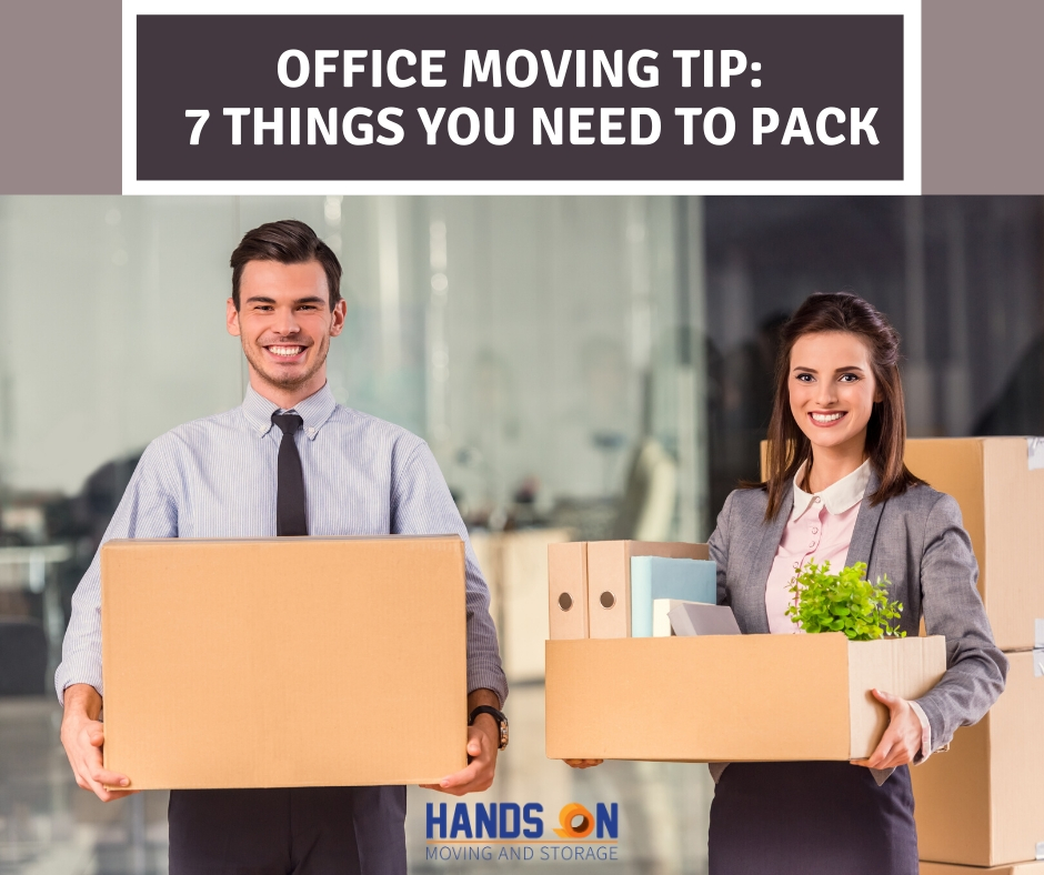 Office Moving Tips: 7 Things You Need to Pack