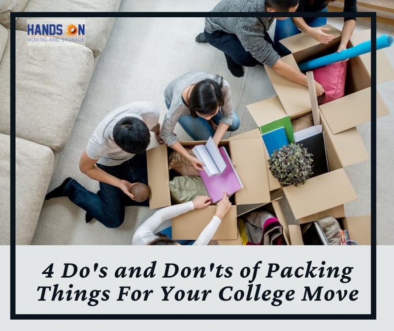 4 Do's and Don't's of Packing Things For Your College Move