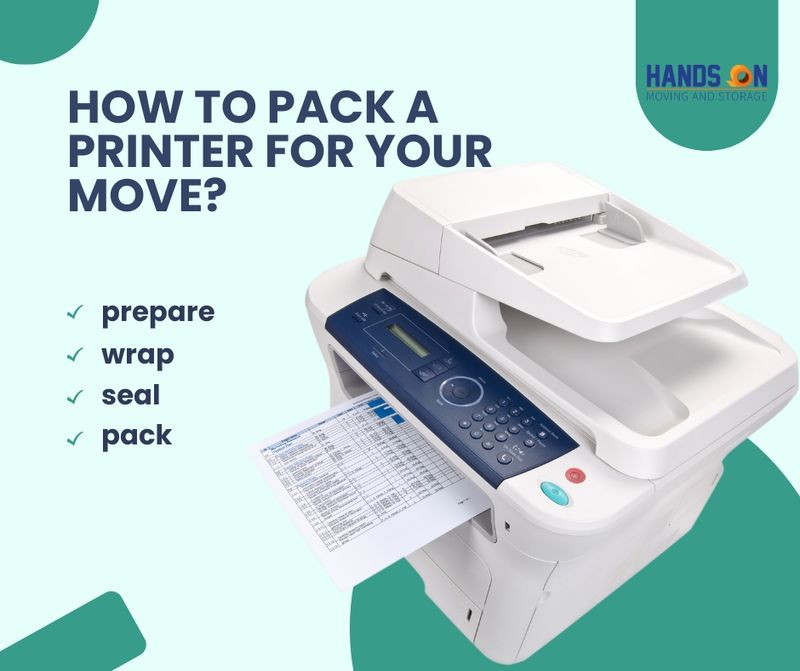 STEPS TO PACK A PRINTER FOR A MOVE