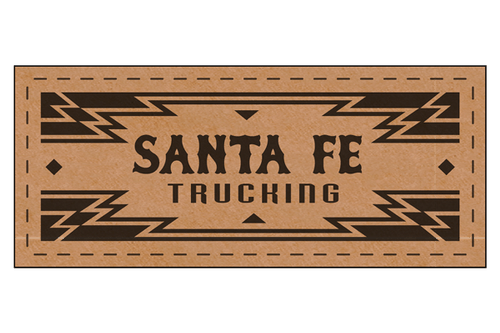 Domestic Custom Art - Rectangle Leather Patches