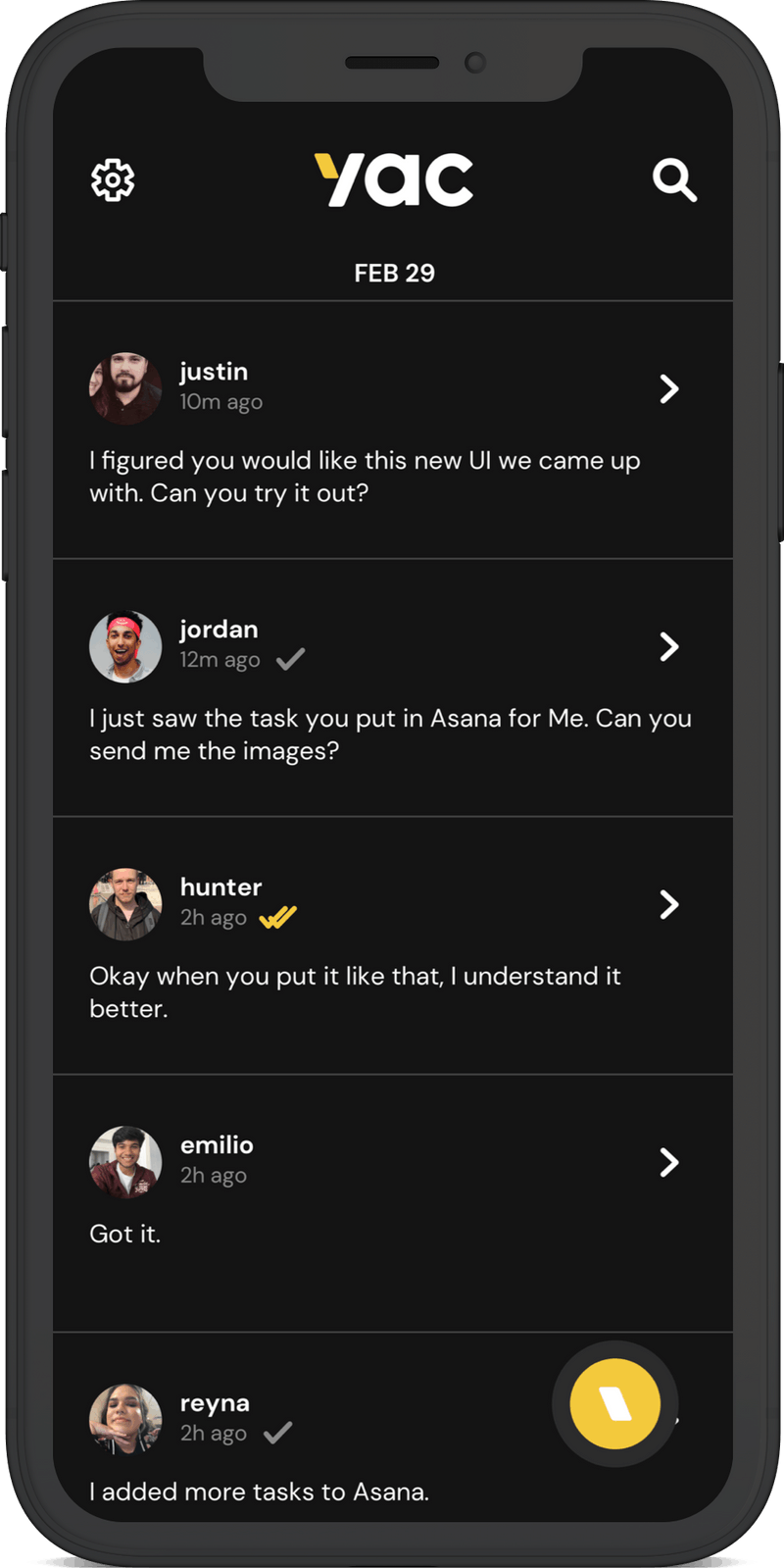 Yac Features | Voice Messaging
