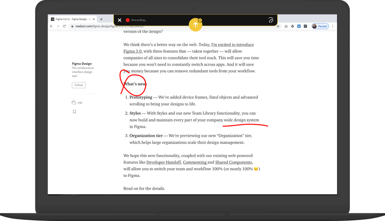 Yac Features | Screensharing