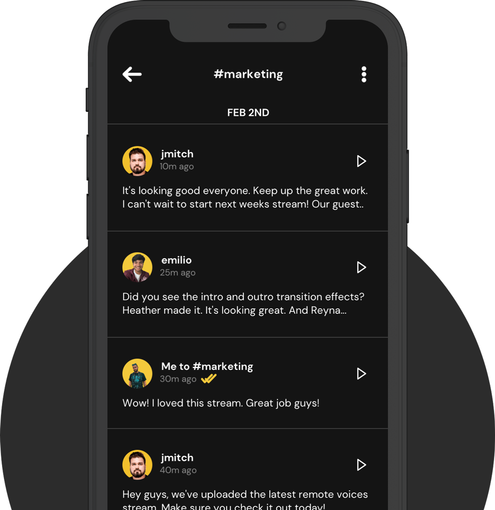 Yac Features | Group Messaging