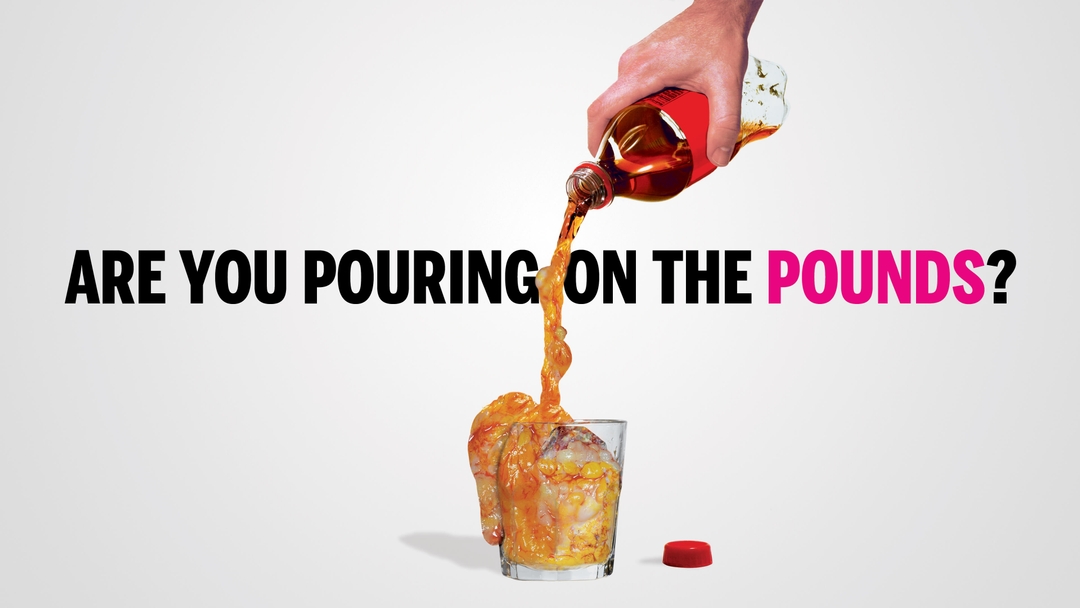 NYC Health | Pouring on the Pounds | Bandujo Advertising + Design