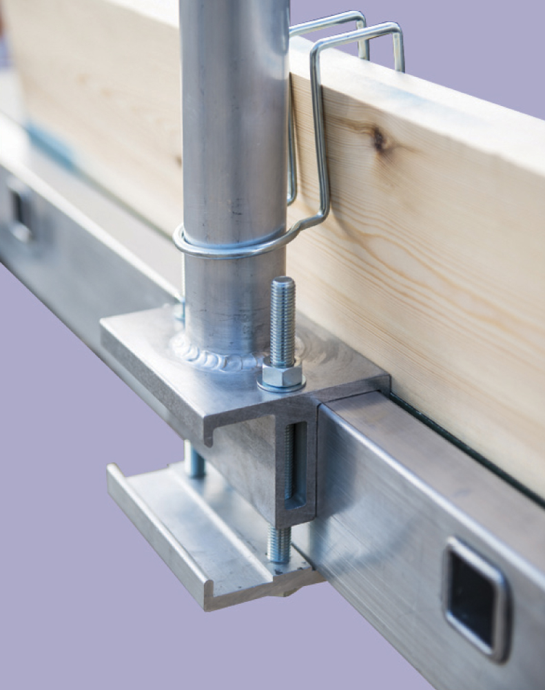 Adjustable Handrail Posts - Atrium Access