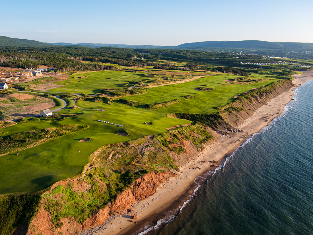 Cabot Cliffs - Holes 1, 10, 18 - Framed Photo | Home in Two Golf