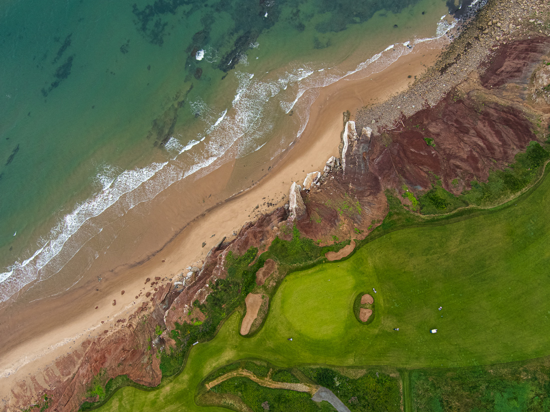 Cabot Cliffs - Hole 17 - Framed Photo | Home in Two Golf