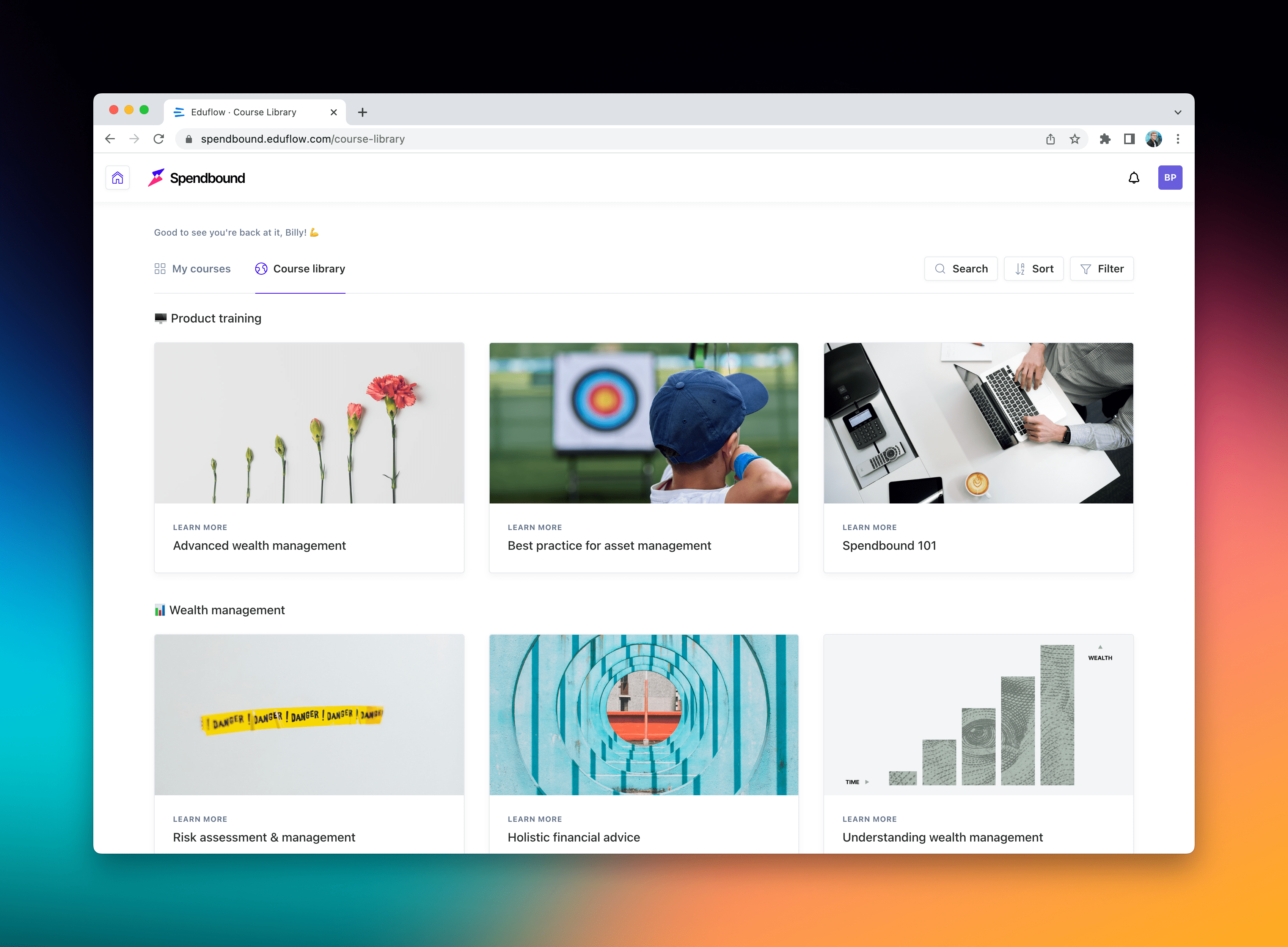 Eduflow Changelog · 🏛 Course library & improved courses overview