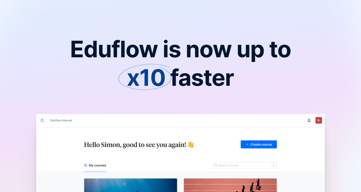 Eduflow Changelog · ⚡️ Performance improvements