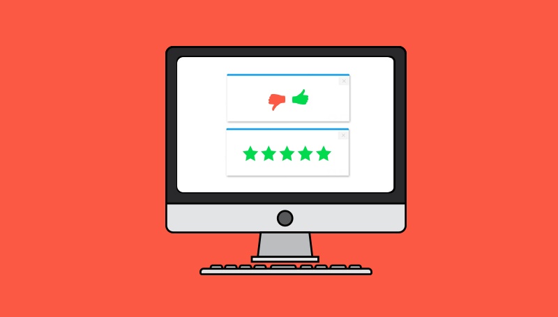 5-star vs. thumbs-up: When to use which rating system