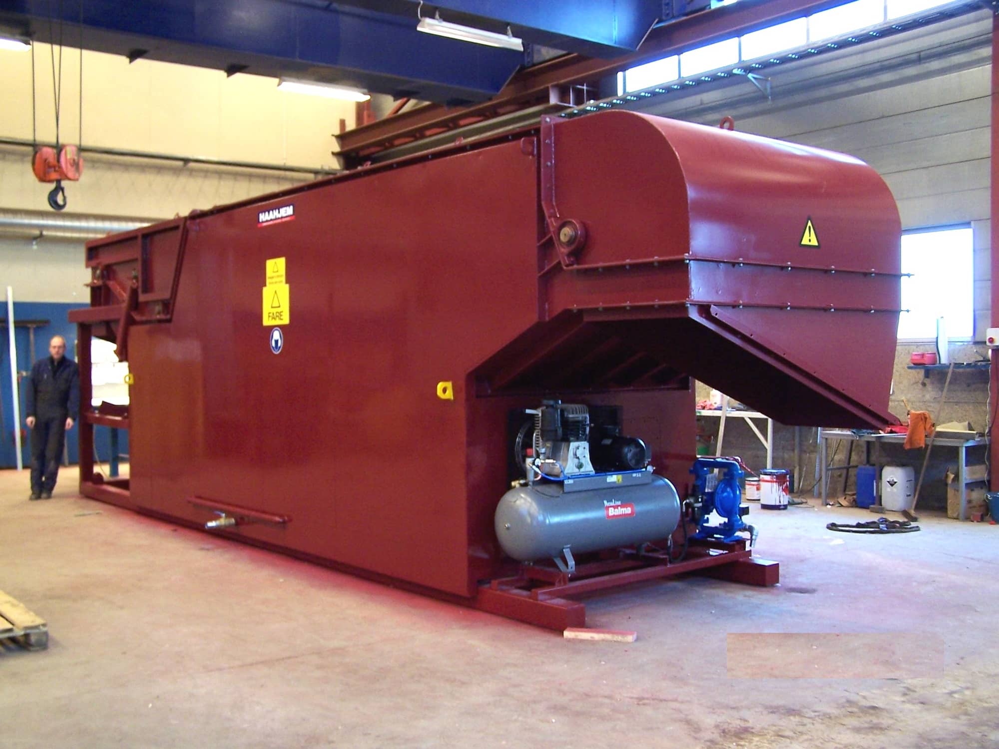 Stone-wood separator