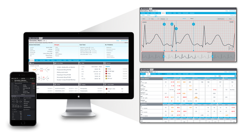 Patient monitored data anytime, anywhere.